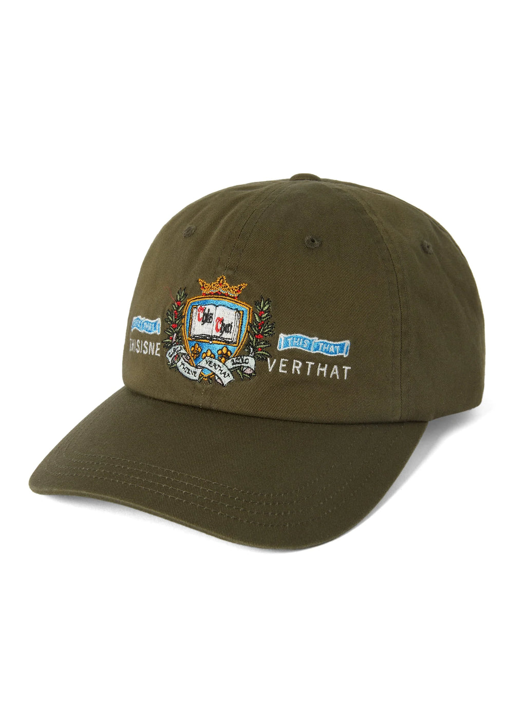 THISISNEVERTHAT Crest Cap Green – Club Luminaries