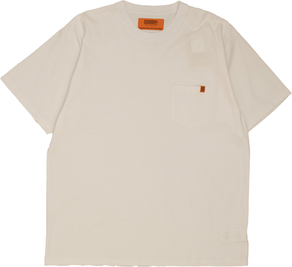 Universal Overall Short Sleeve Pocket Tee White – Club Luminaries