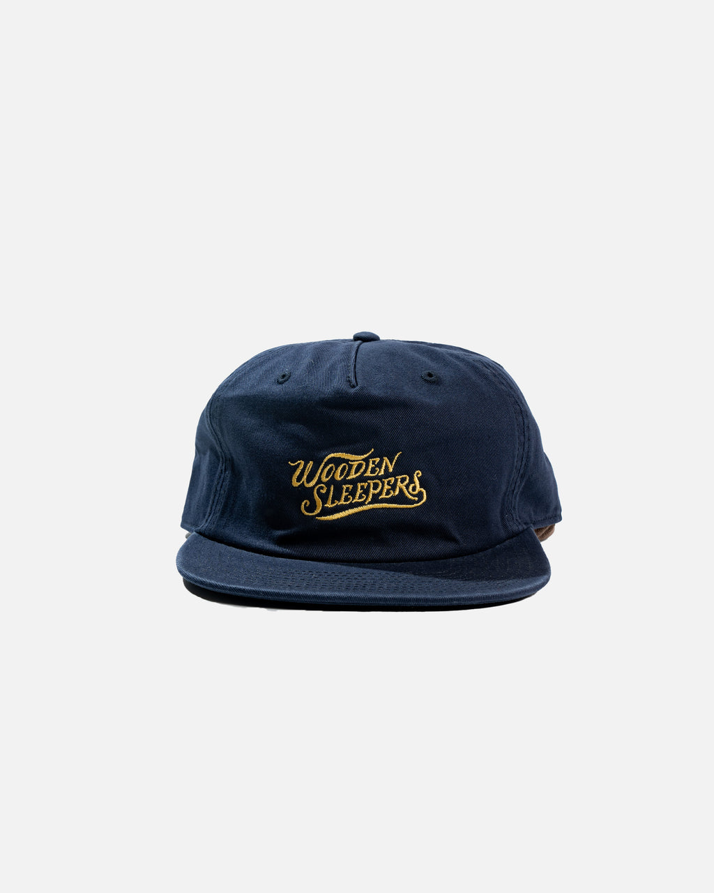 Wooden Sleepers Script Logo Cap Navy – Club Luminaries
