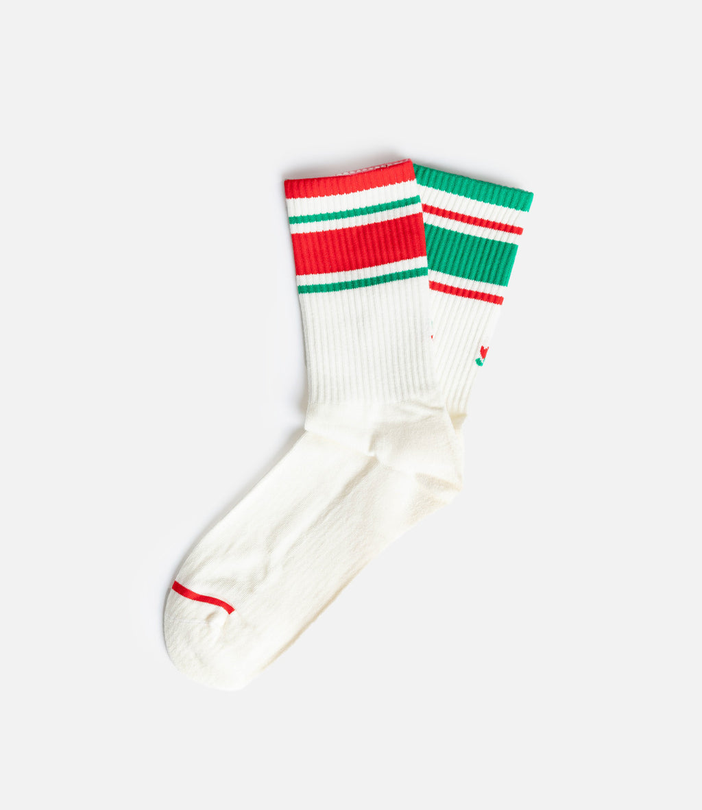 Votta mismatched socks green/red – Club Luminaries